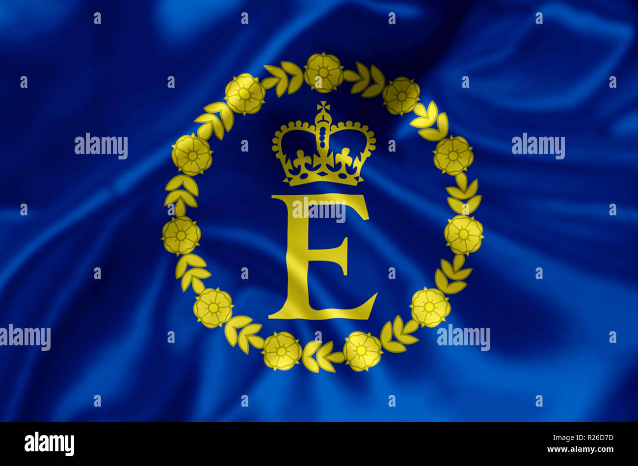 Eiir waving and closeup flag illustration. Perfect for background or ...