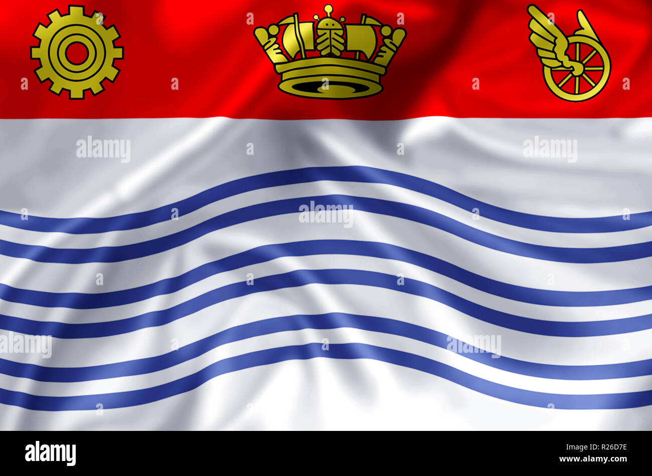 Flag Of Barrie waving and closeup flag illustration. Perfect for ...