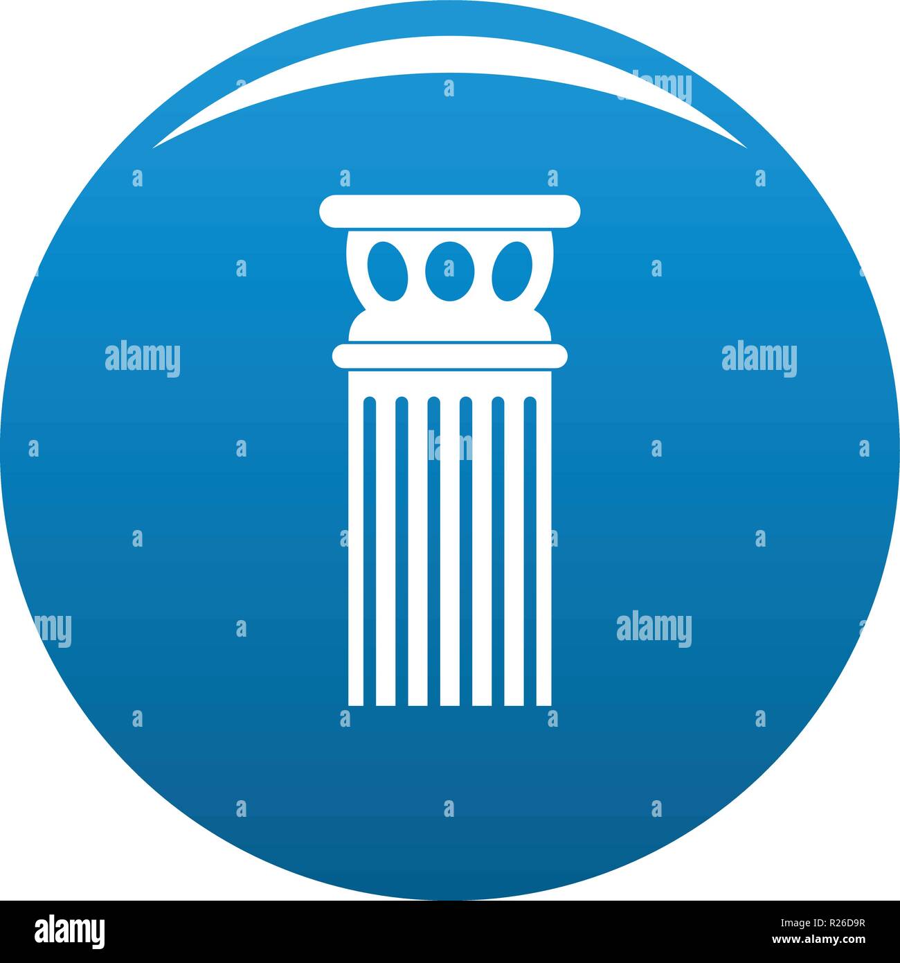 Fluted pillar Stock Vector Images - Alamy