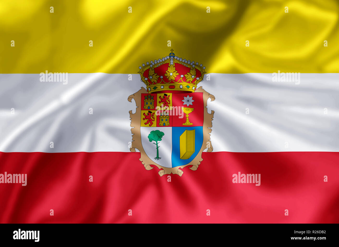 Cuenca waving and closeup flag illustration. Perfect for background or ...