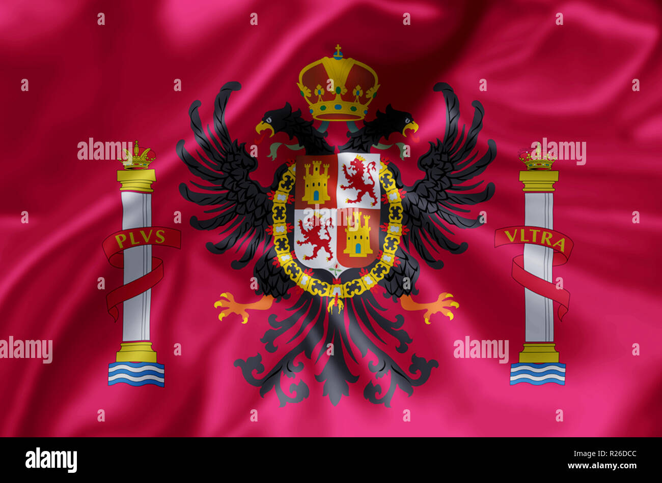 Toledo waving and closeup flag illustration. Perfect for background or ...