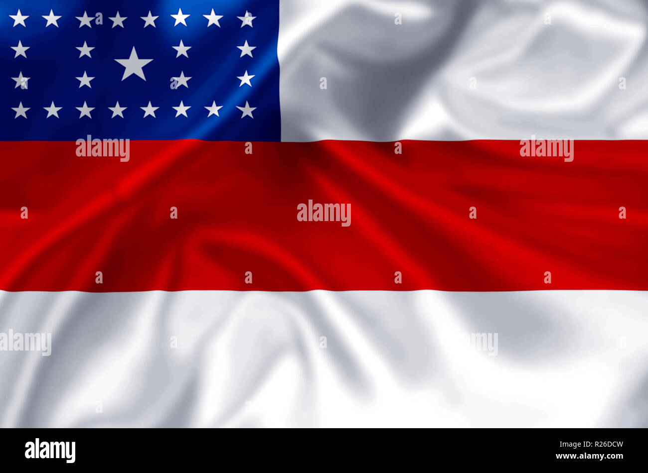 Amazonas waving and closeup flag illustration. Perfect for background ...