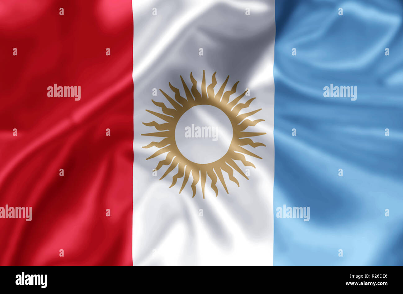 Cordoba waving and closeup flag illustration. Perfect for background or ...