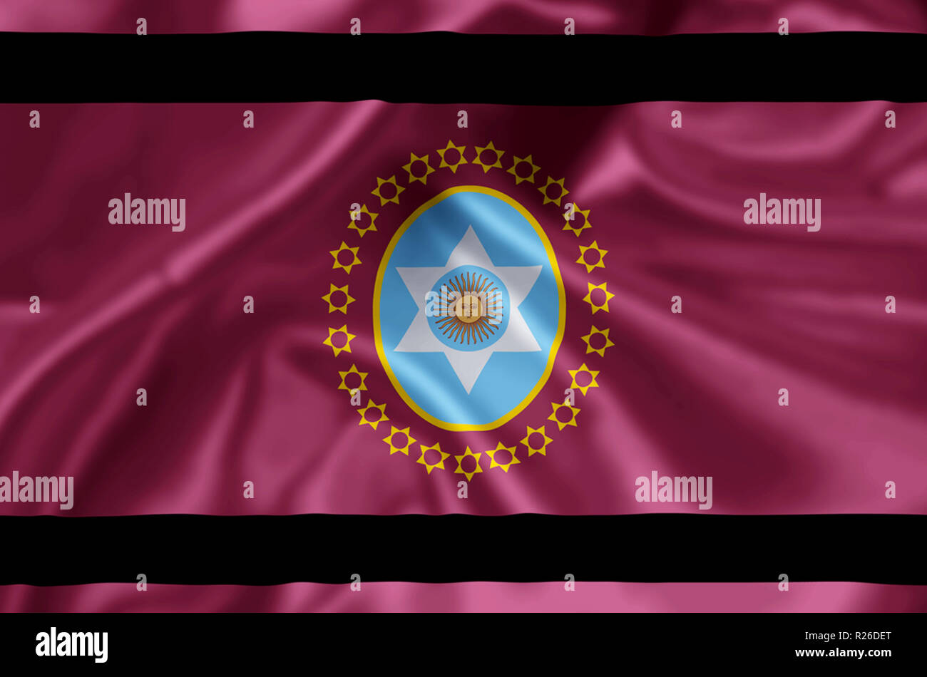 Salta waving and closeup flag illustration. Perfect for background or ...