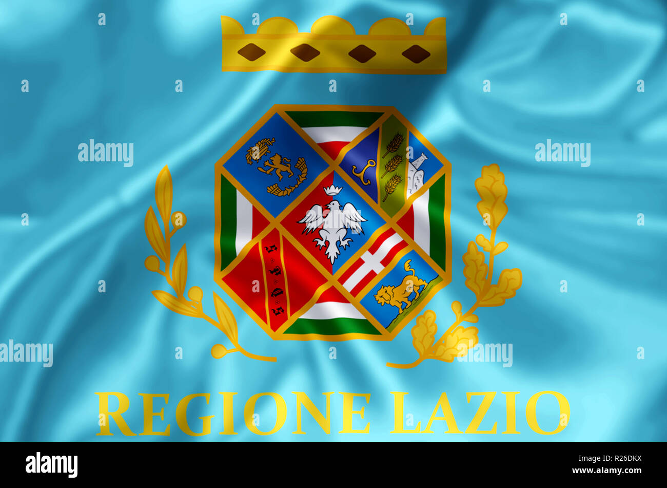Lazio flag hi-res stock photography and images - Alamy