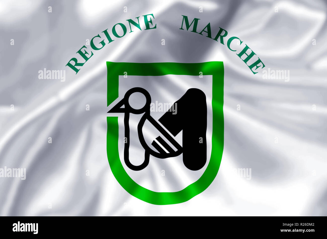 Flag of the state of marche hi-res stock photography and images - Alamy