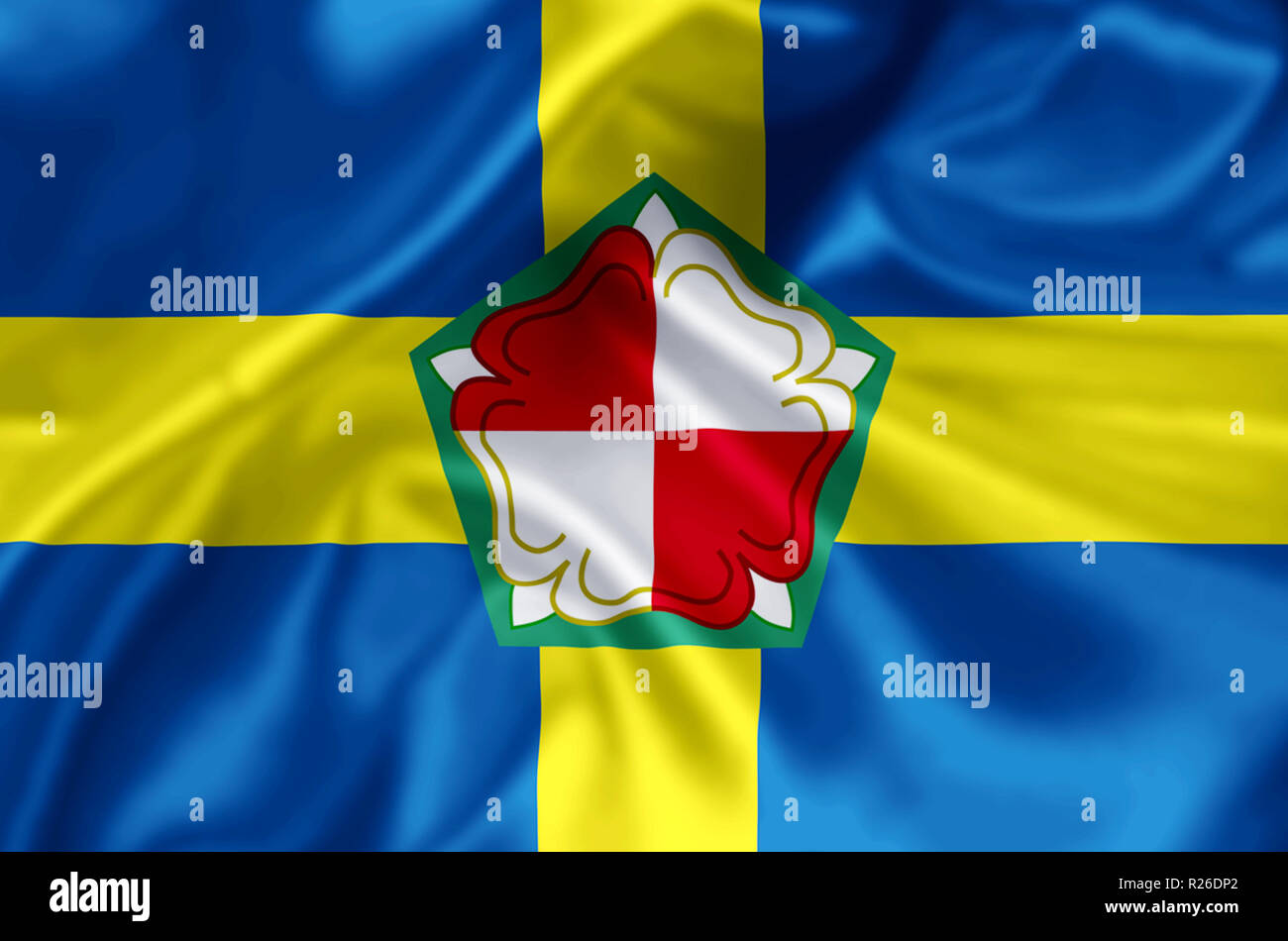 Pembrokeshire waving and closeup flag illustration. Perfect for ...