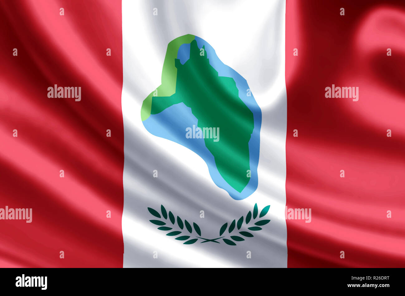 Cumberland Head waving and closeup flag illustration. Perfect for ...