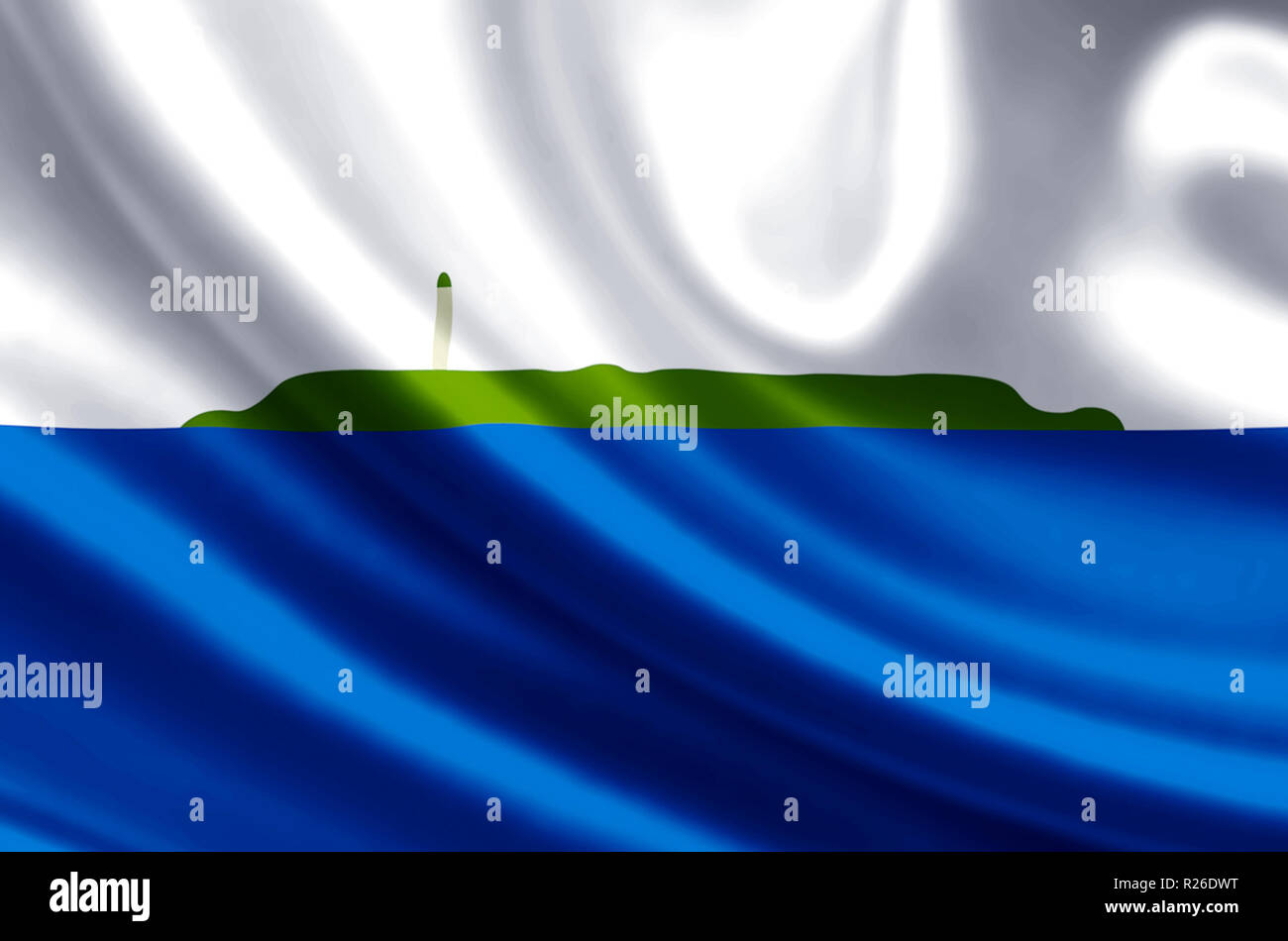 Navassa Island waving and closeup flag illustration. Perfect for ...