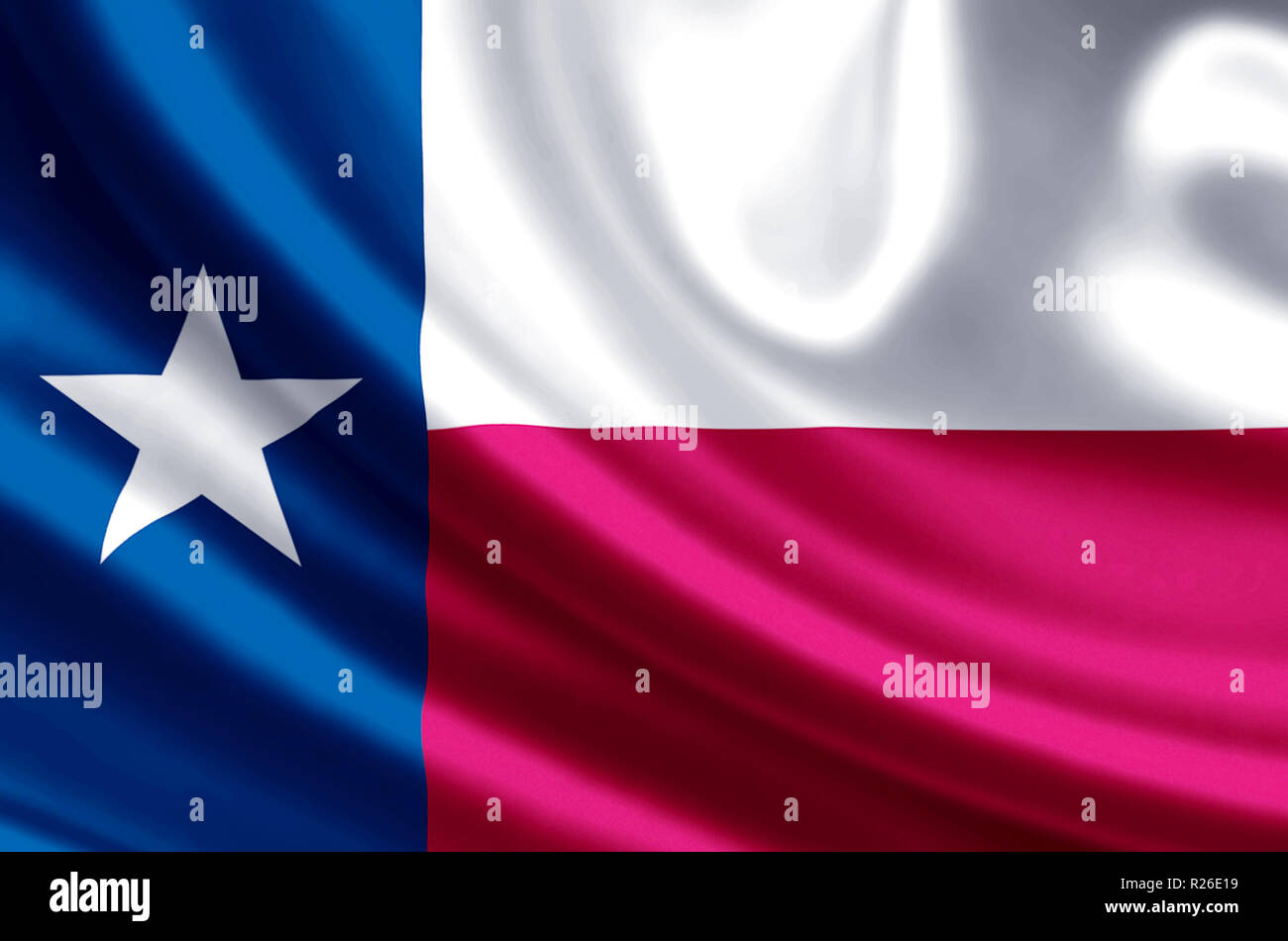 Texas waving and closeup flag illustration. Perfect for background or ...