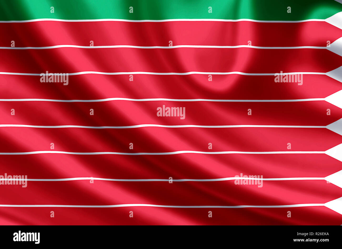 Zamora waving and closeup flag illustration. Perfect for background or ...