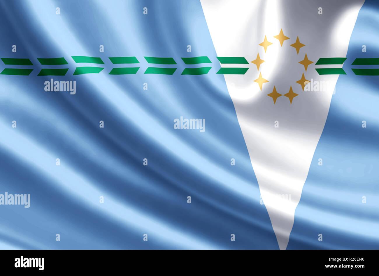 Formosa waving and closeup flag illustration. Perfect for background or ...