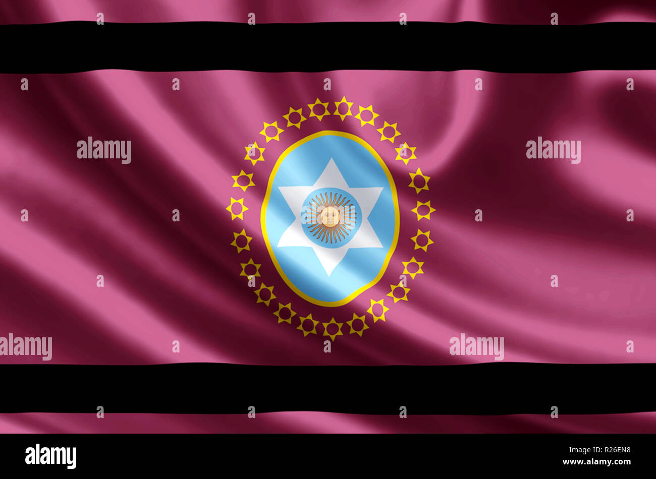 Salta waving and closeup flag illustration. Perfect for background or ...