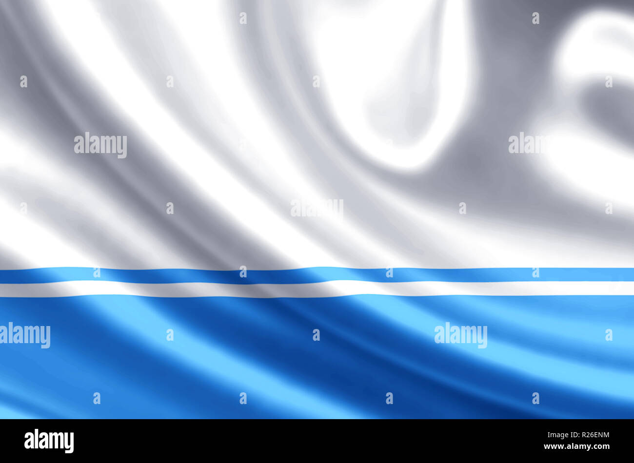 Altai Republic waving and closeup flag illustration. Perfect for ...