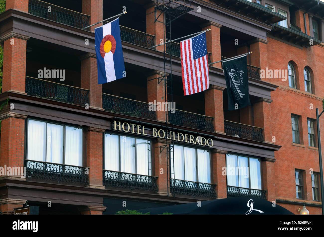 The Hotel Boulderado opened in 1909. It is on the National Register of ...