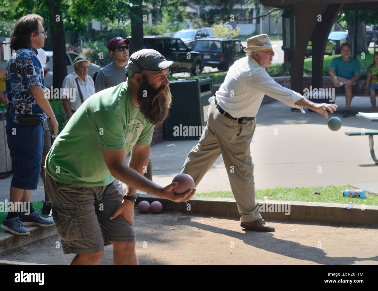 Bocce tournament hi-res stock photography and images - Alamy
