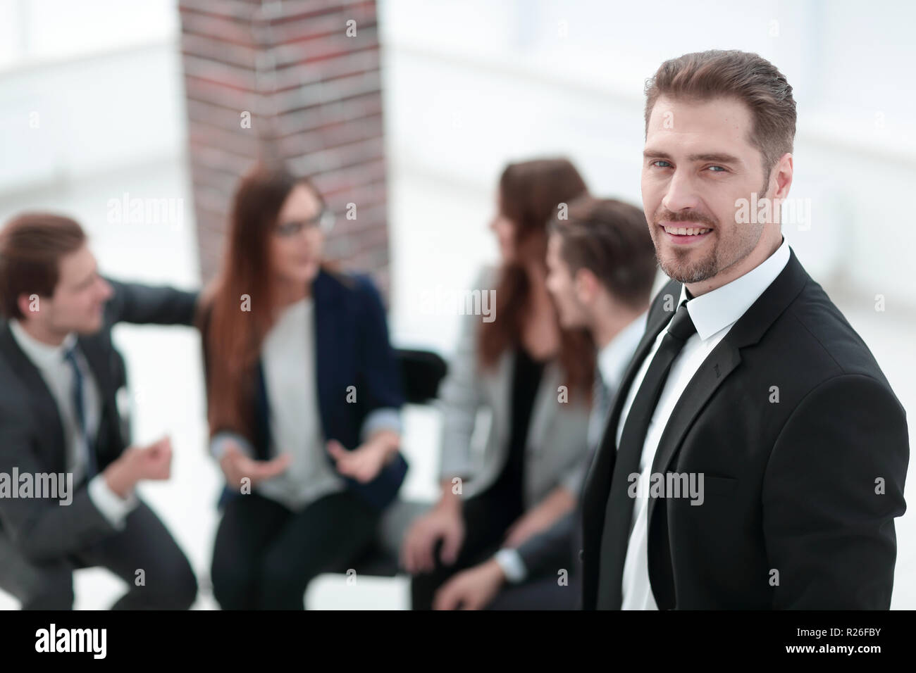 professional portrait of an executive officer Stock Photo - Alamy