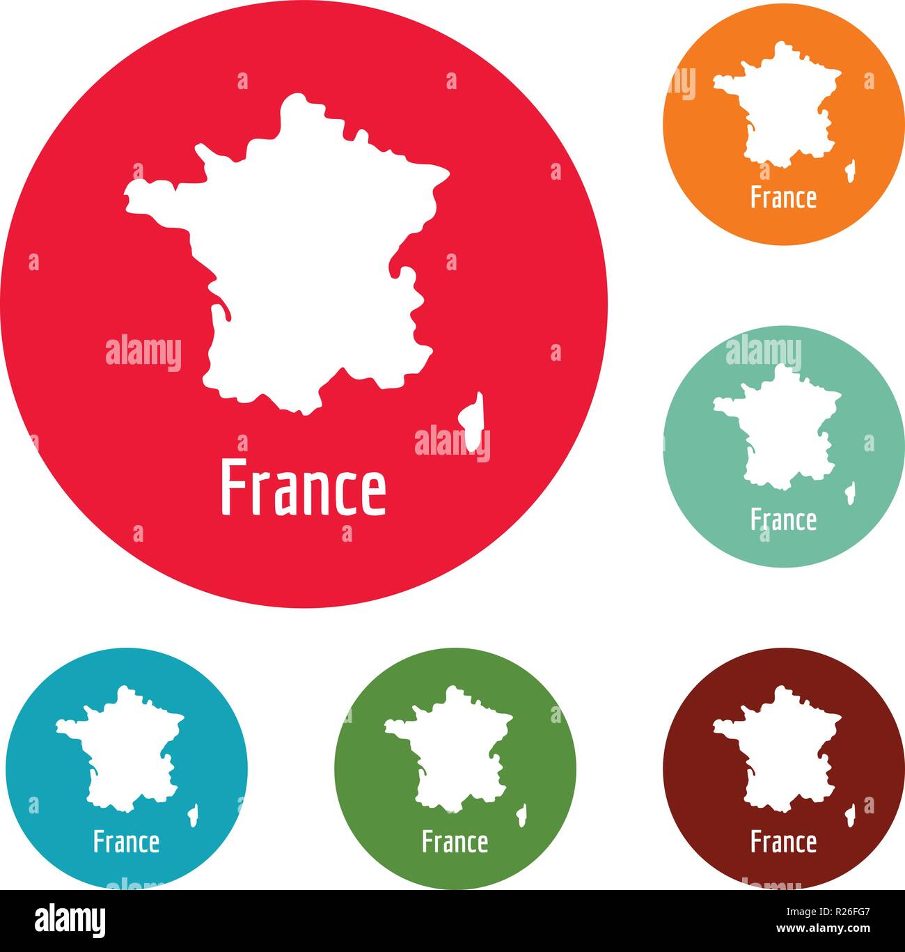 France map in black. Simple illustration of France map vector isolated ...