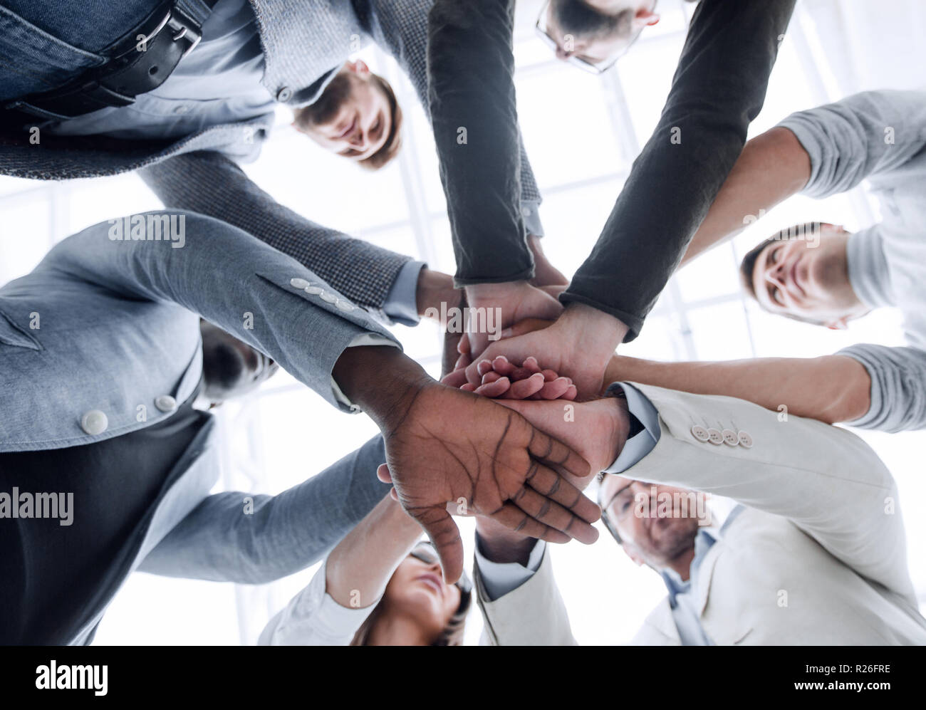 Stacked palms hi-res stock photography and images - Alamy