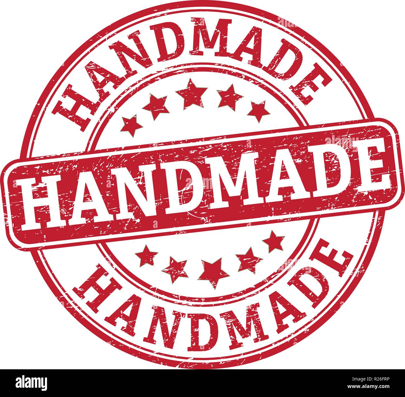 blue grungy rubber stamp on white background Stock Vector Image & Art ...