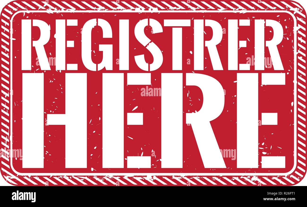 red grungy Stamp illustration with white background Stock Vector Image ...