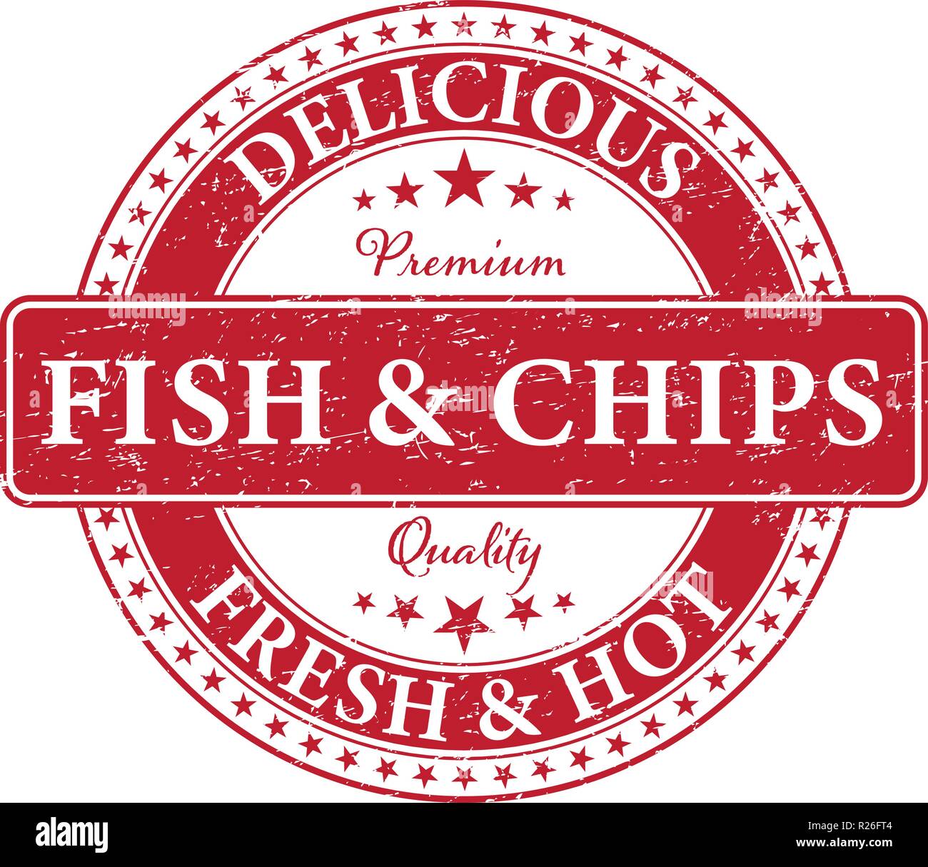 Fish and chips Stock Vector Images - Alamy