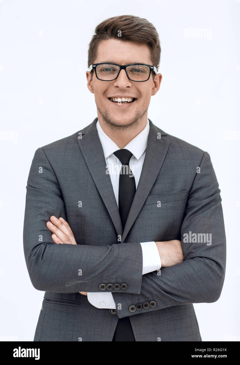 close up.portrait of a serious business man Stock Photo - Alamy