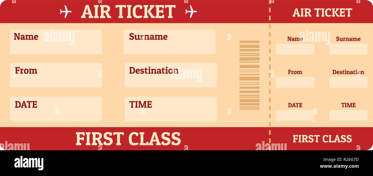 First class icon. Flat illustration of first class vector icon for web ...