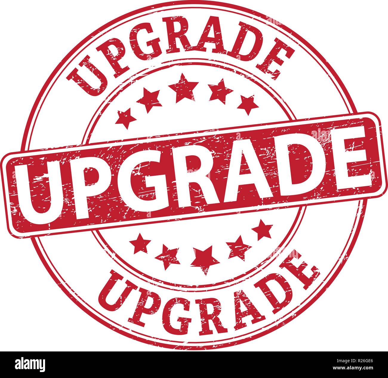 Upgrade stamp Stock Vector Images - Alamy