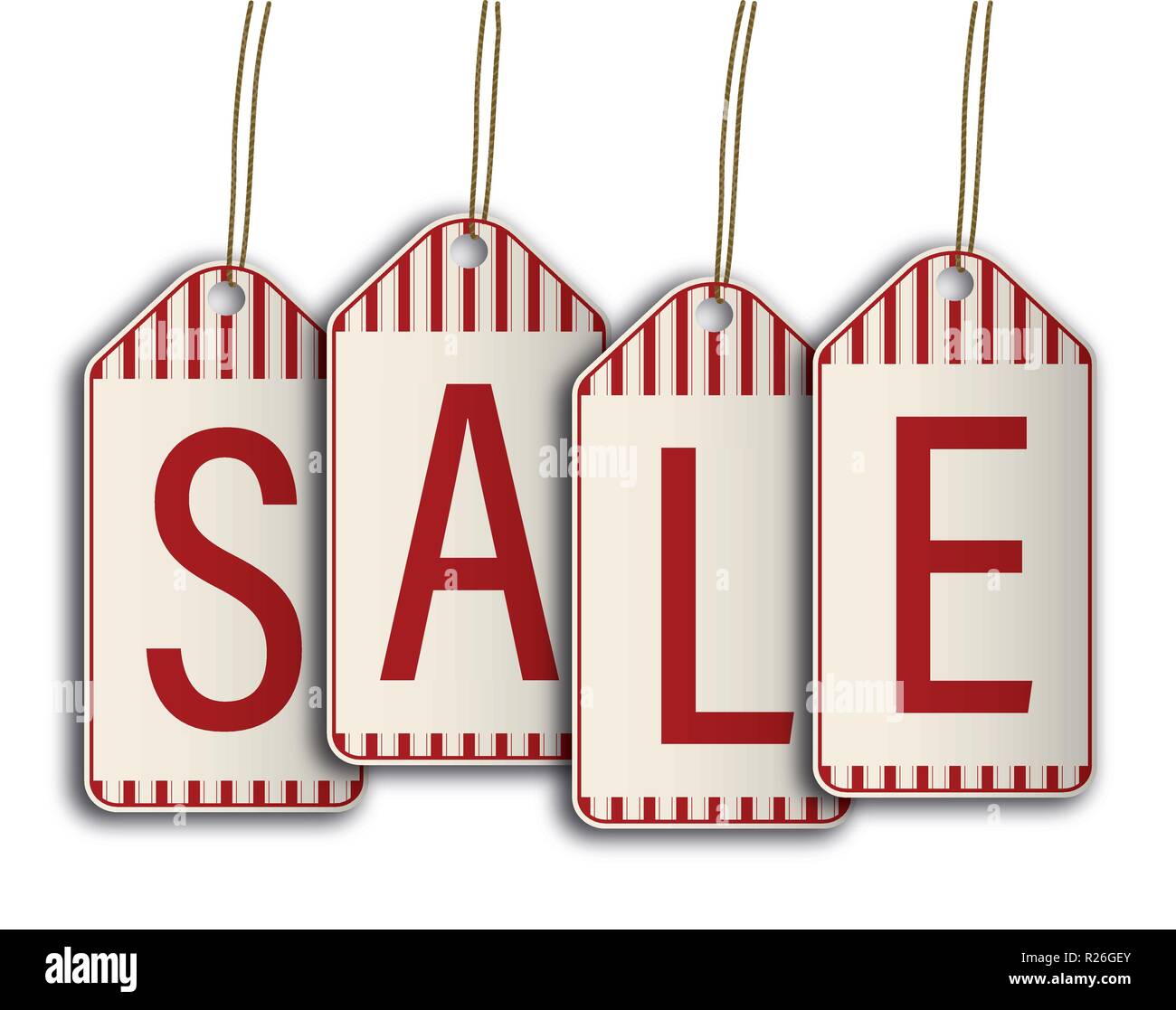 red modern price tag with white background Stock Vector Image & Art - Alamy