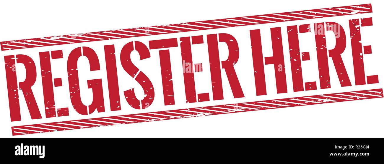 red rubber stamp in grungy look white background Stock Vector Image ...