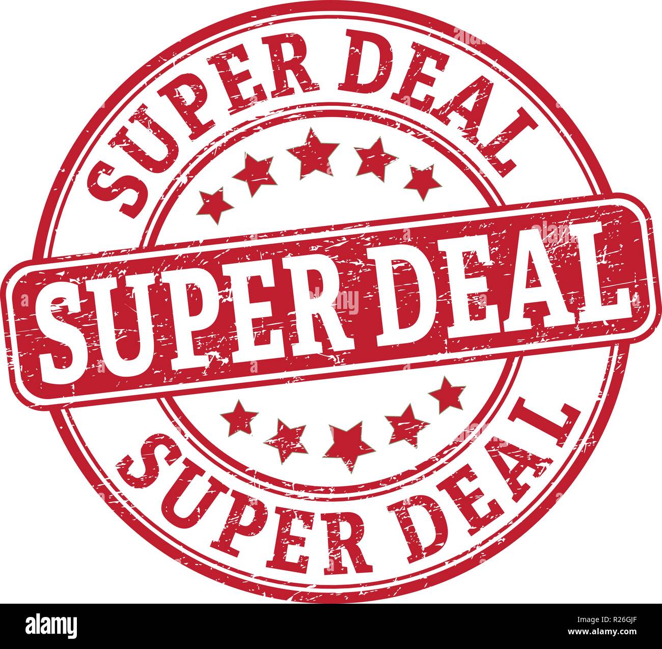 blue grungy rubber stamp on white background Stock Vector Image & Art ...