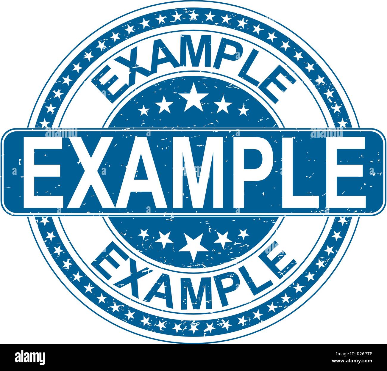 Example stamp Stock Vector Images - Alamy