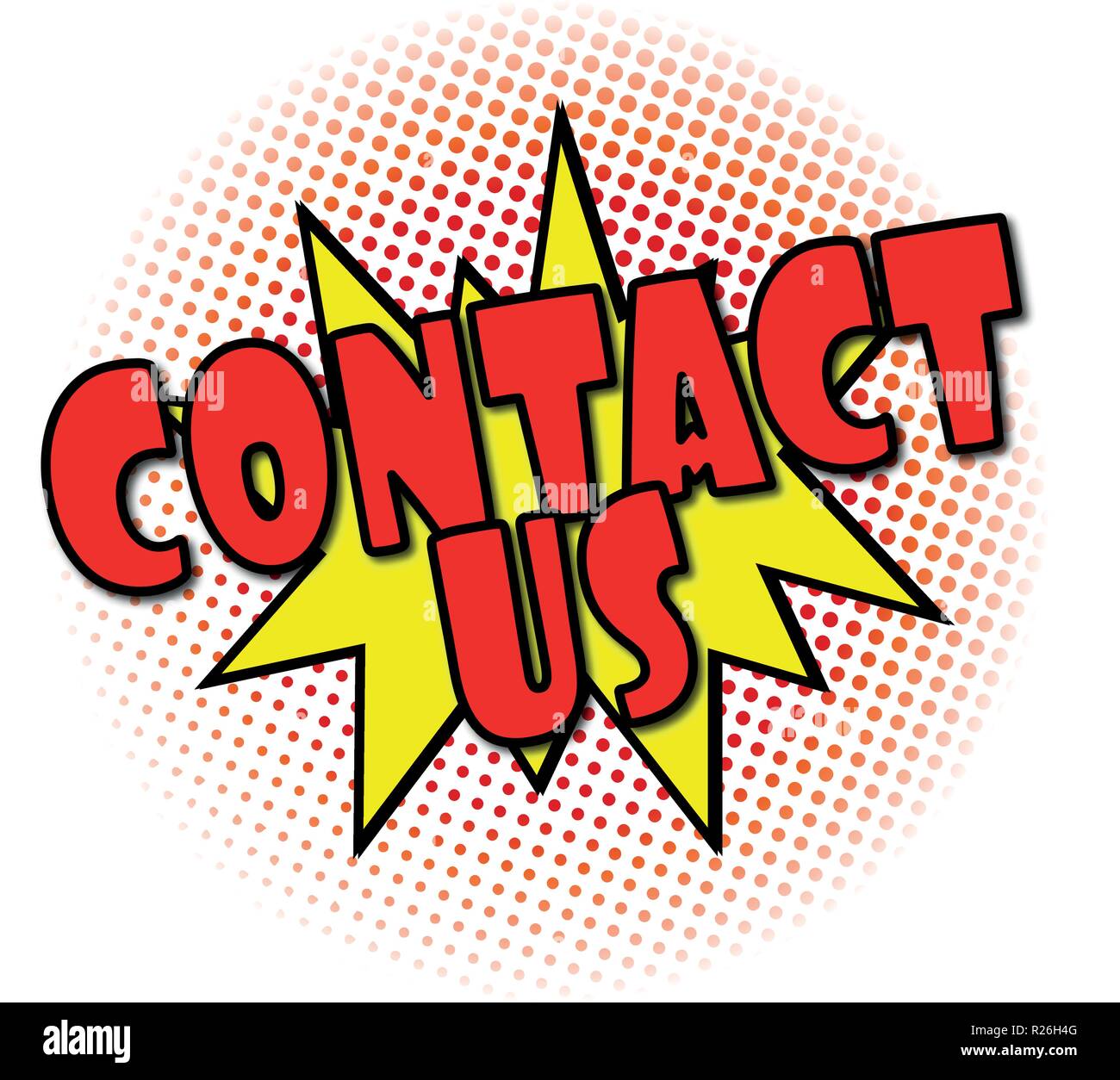 comic explosion with dots on white BACKGROUND Stock Vector Image & Art ...