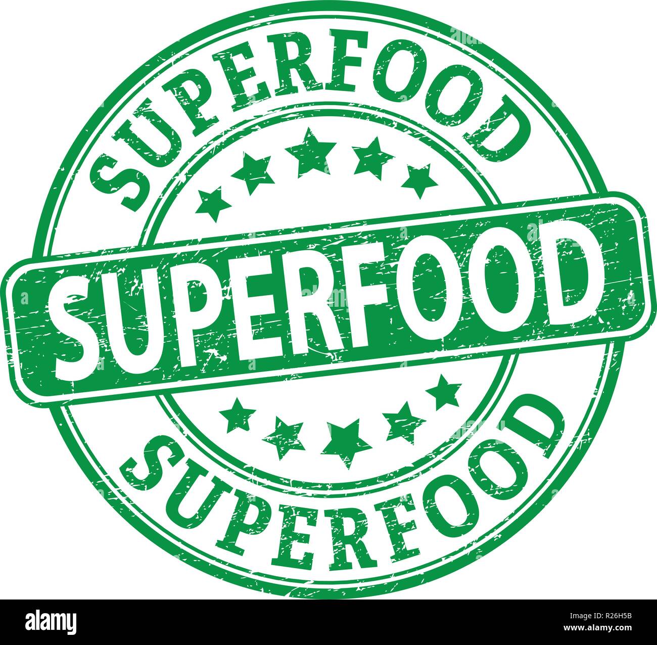 Super foods food label Stock Vector Images - Alamy