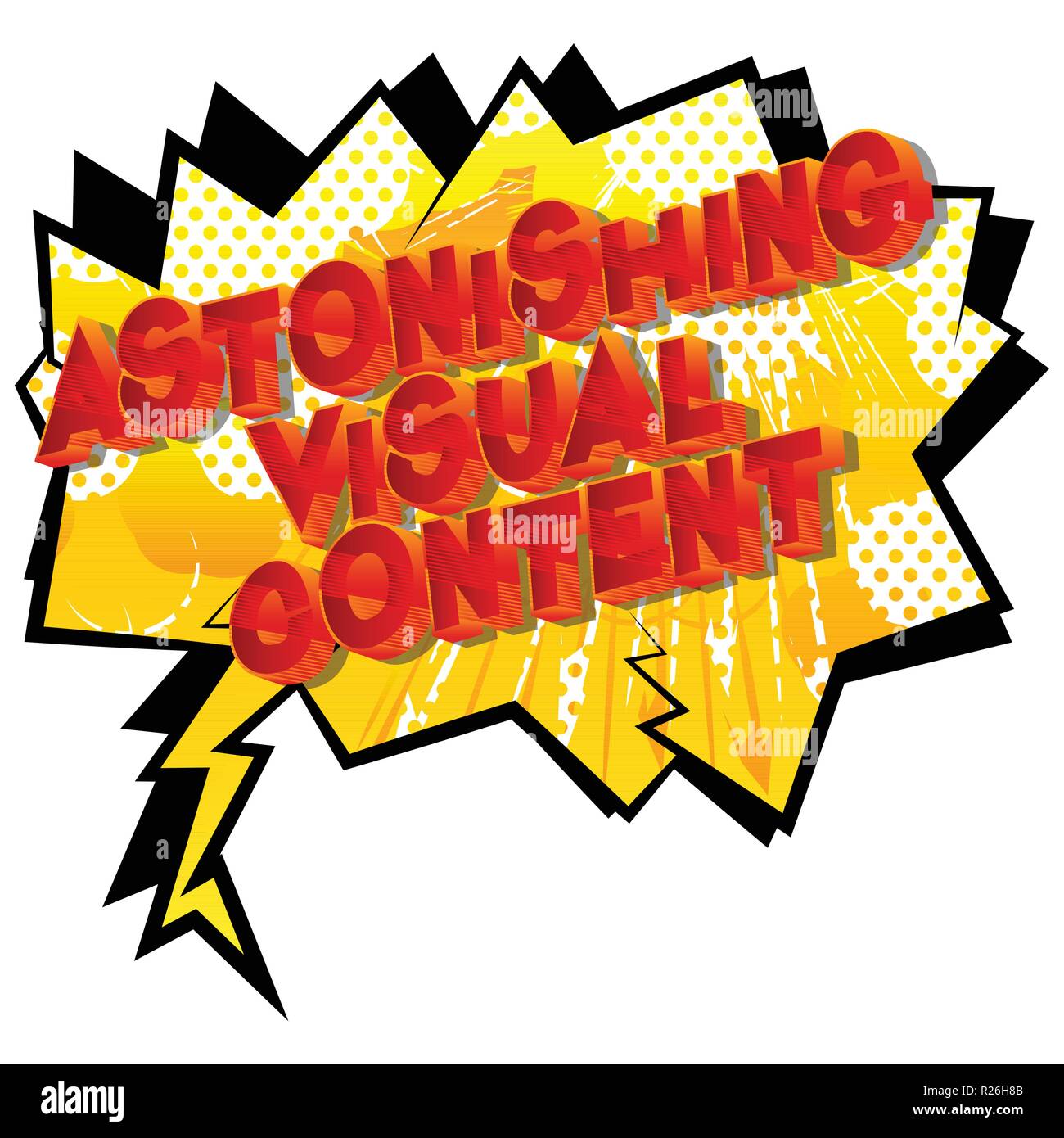Comics content Stock Vector Images - Alamy