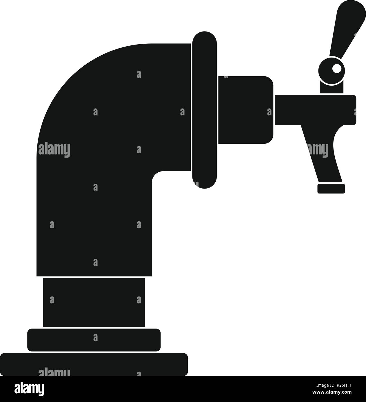 Water tap icon. Simple illustration of water tap vector icon for web ...