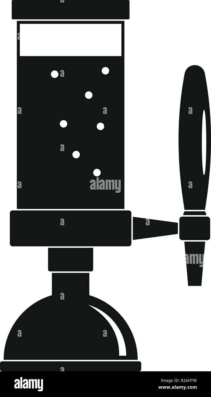 Beer tap icon. Simple illustration of beer tap vector icon for web ...