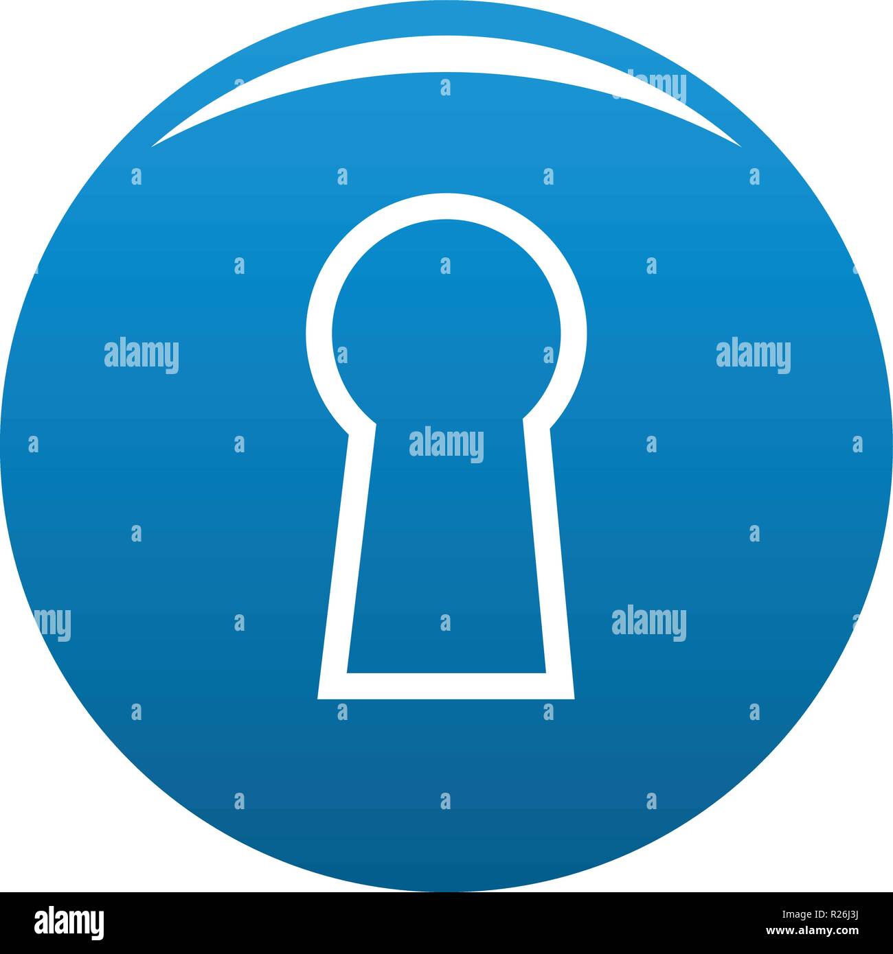 Blank enter key blue Stock Vector Images - Alamy
