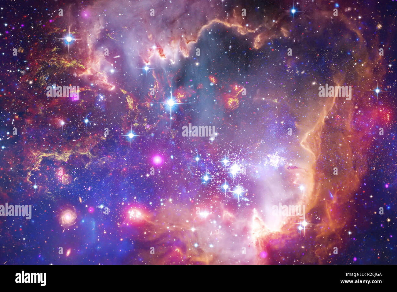 Beautiful Space Star Cluster Beautiful Space, A Cluster Of Stars And