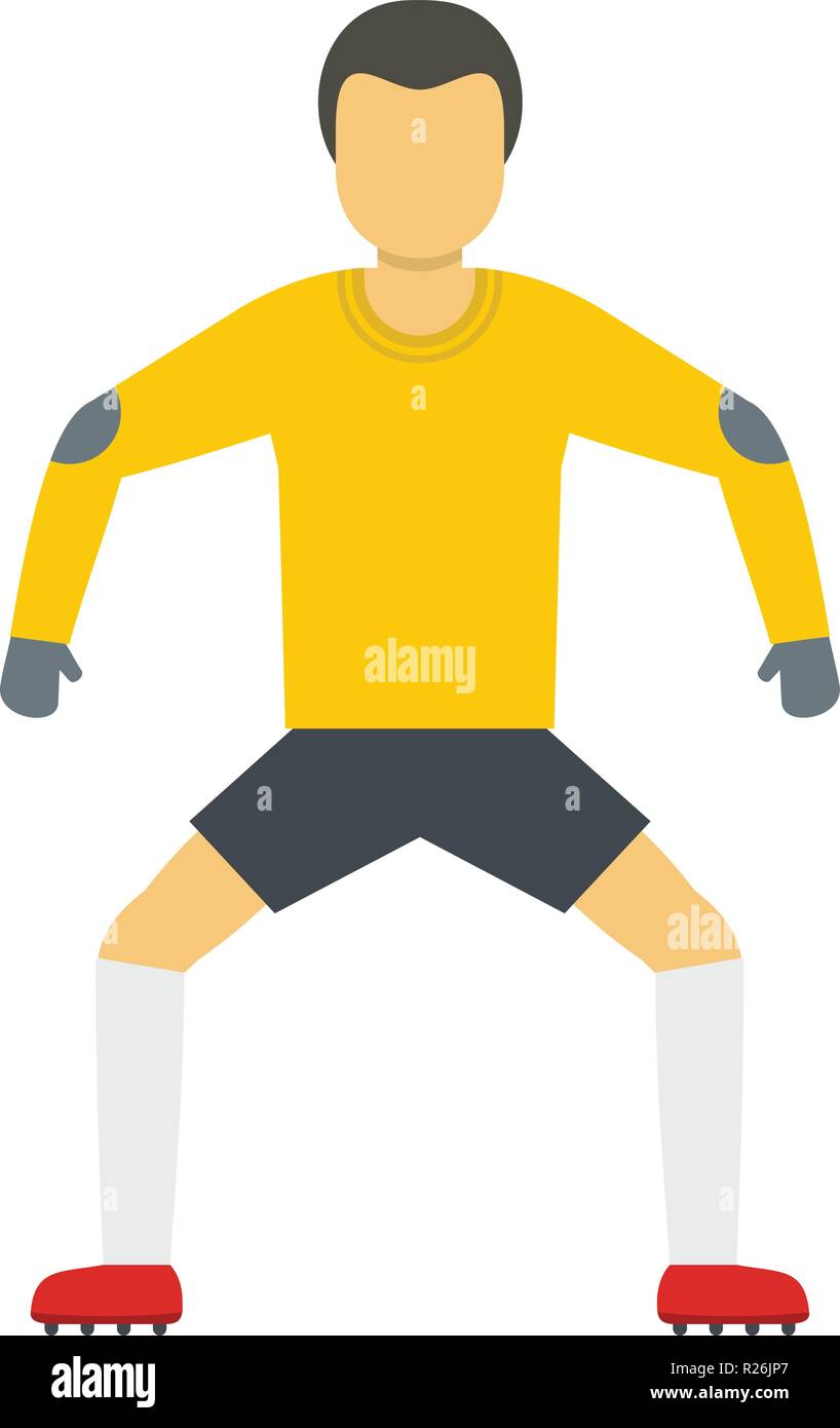 Football icon. Flat illustration of football vector icon for web Stock ...