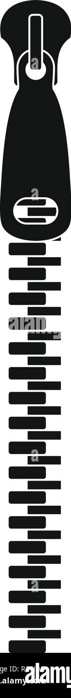 Steel zip icon. Simple illustration of steel zip vector icon for web ...