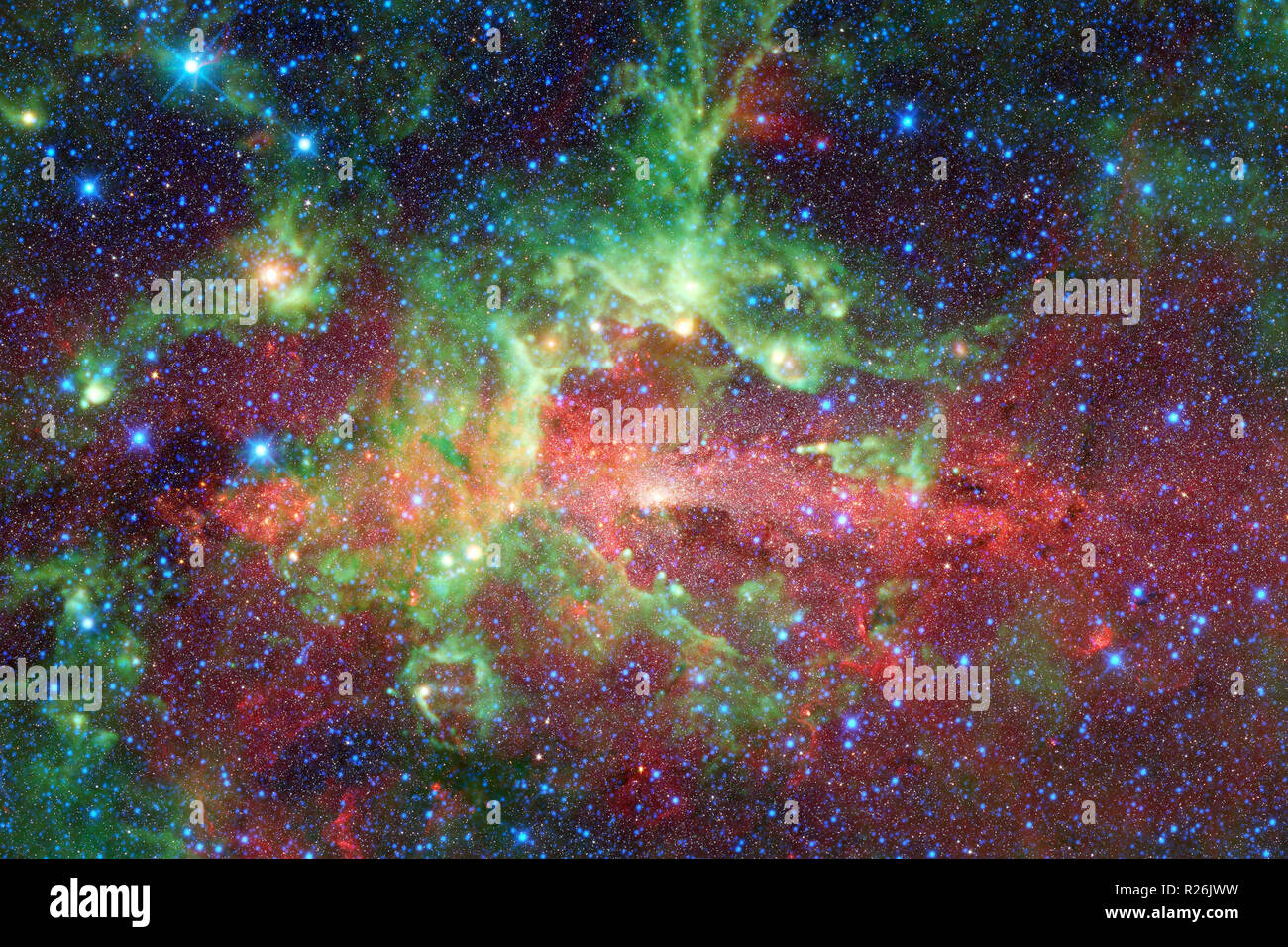 Awesome colorful nebula somewhere in endless universe. Elements of this ...