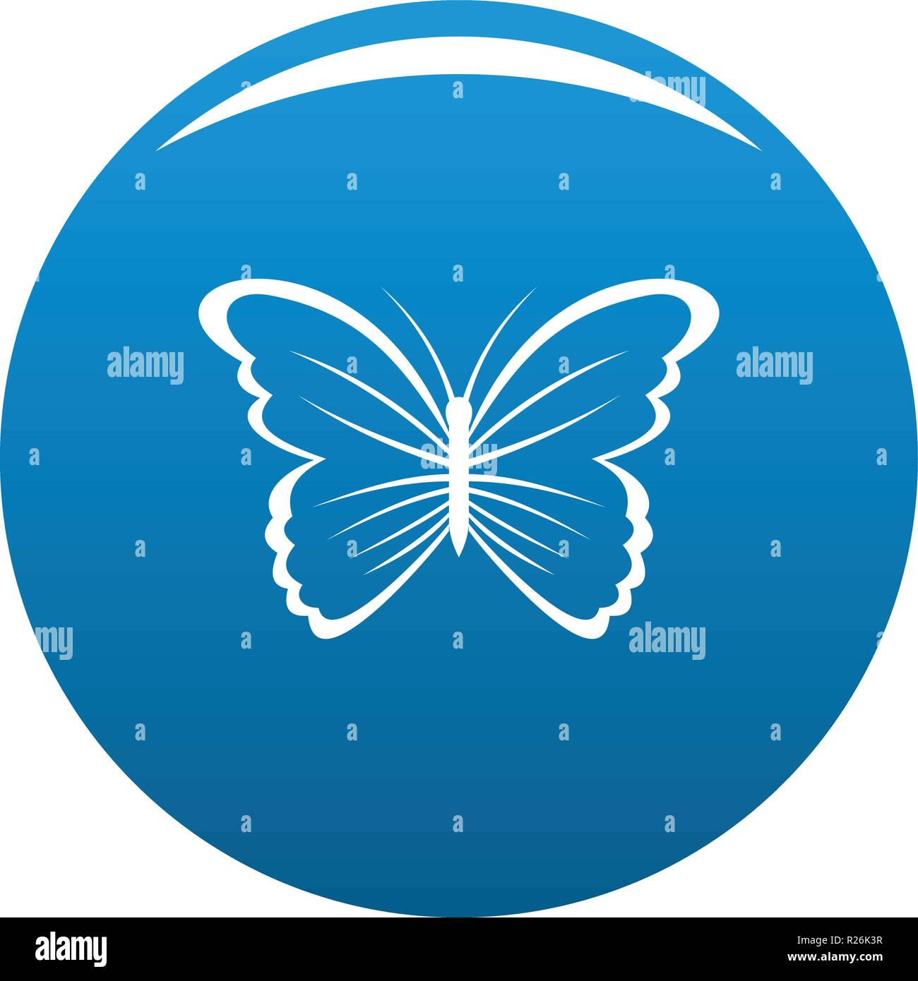 Butterfly in light blue Stock Vector Images - Alamy