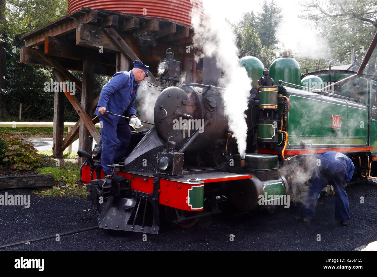 Old fashioned train conductor hi-res stock photography and images - Alamy