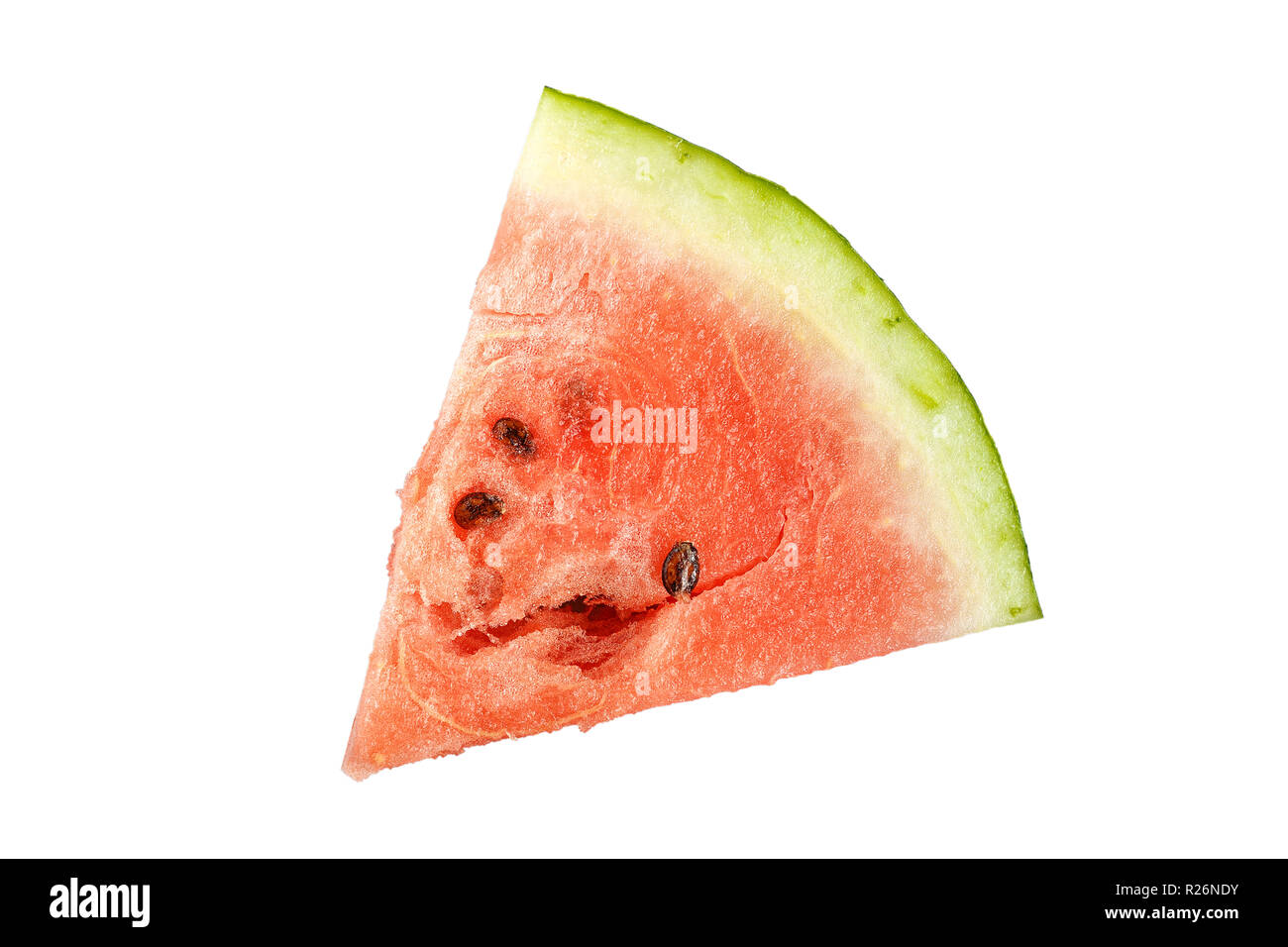 slice of watermelon, sliced triangle isolated on white background Stock ...