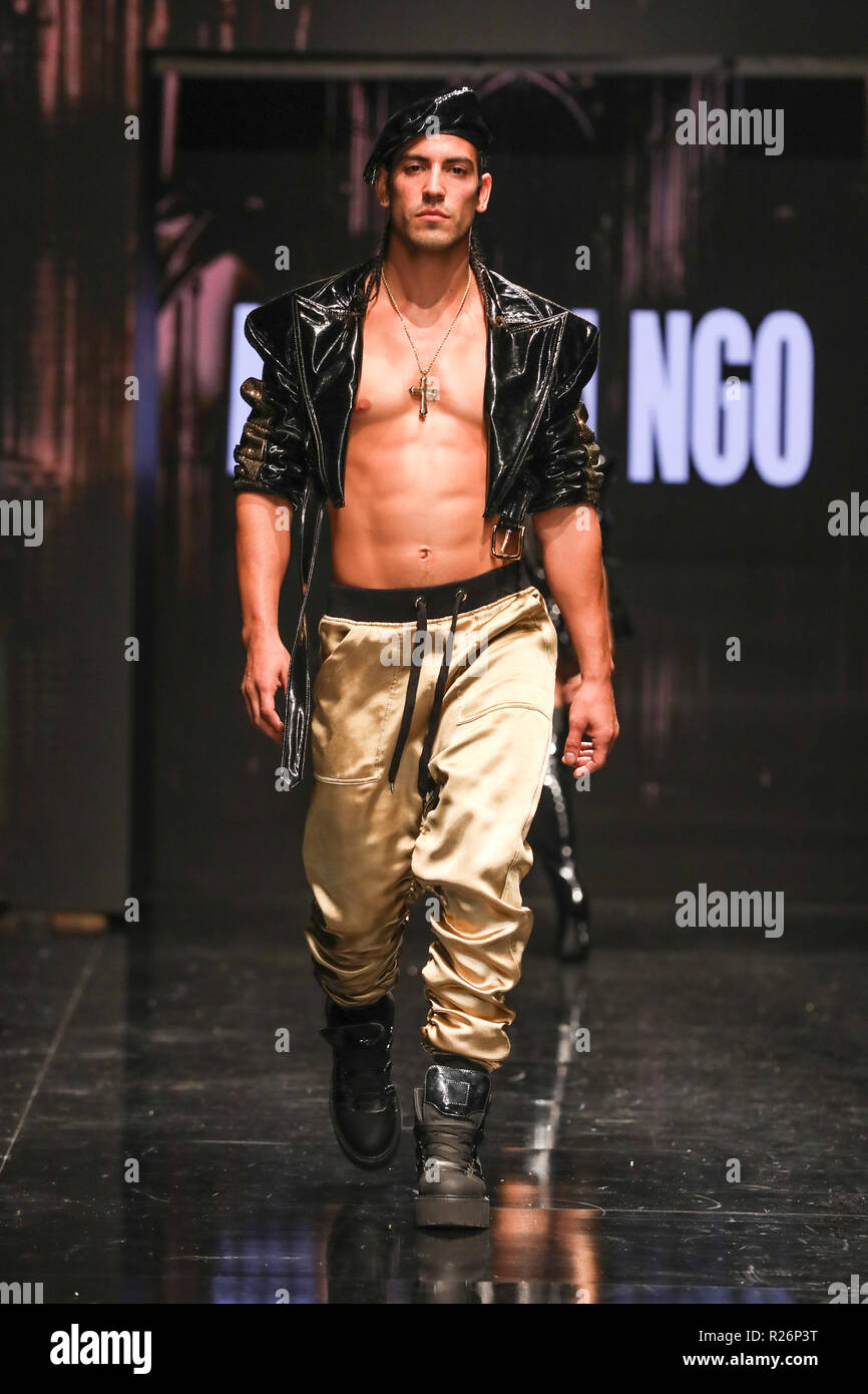 Los Angeles Fashion Week - Art Hearts Fashion - Michael Ngo - Catwalk ...