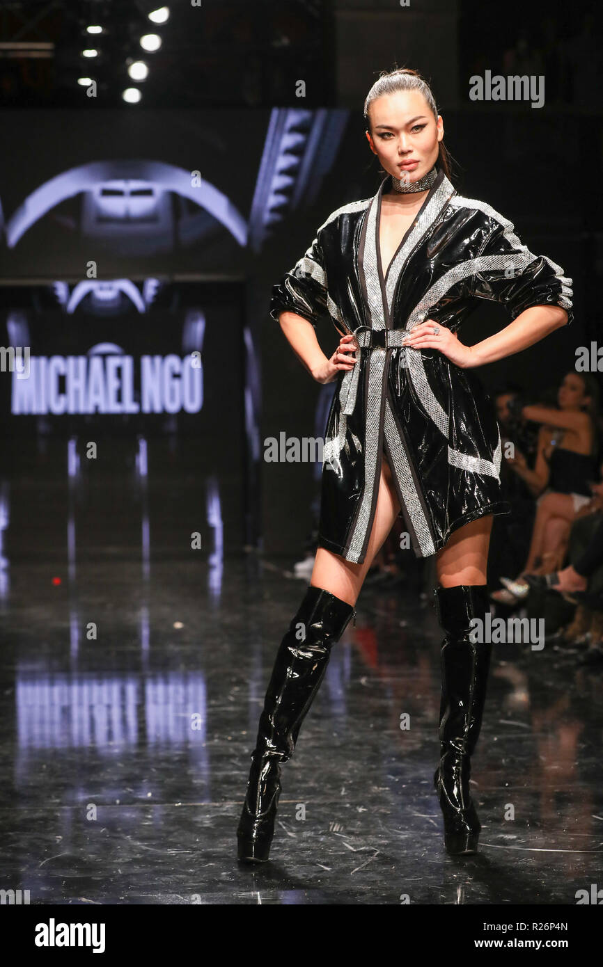 Los Angeles Fashion Week - Art Hearts Fashion - Michael Ngo - Catwalk ...