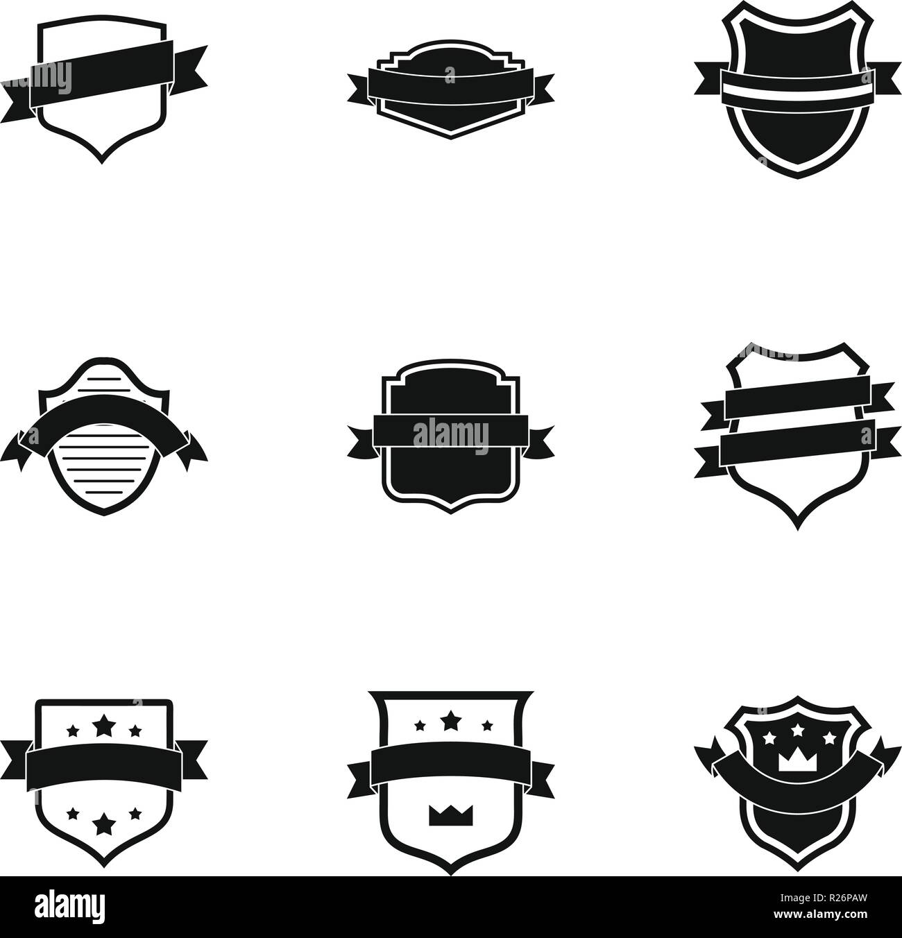 Banderole map Stock Vector Images - Alamy