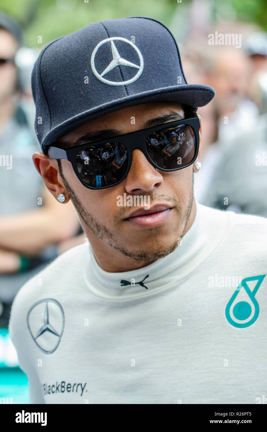 Lewis Hamilton, Mercedes Formula 1 Grand Prix racing driver. F1 World ...